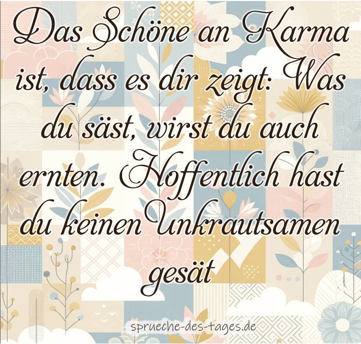 Spannende Karma Spruche Positiv Ebenbild