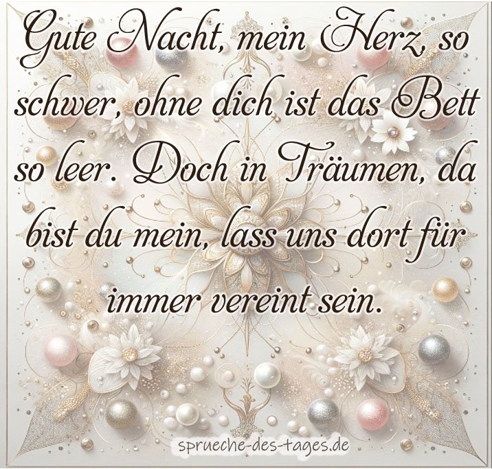 Romantische Gute Nacht Gedichte